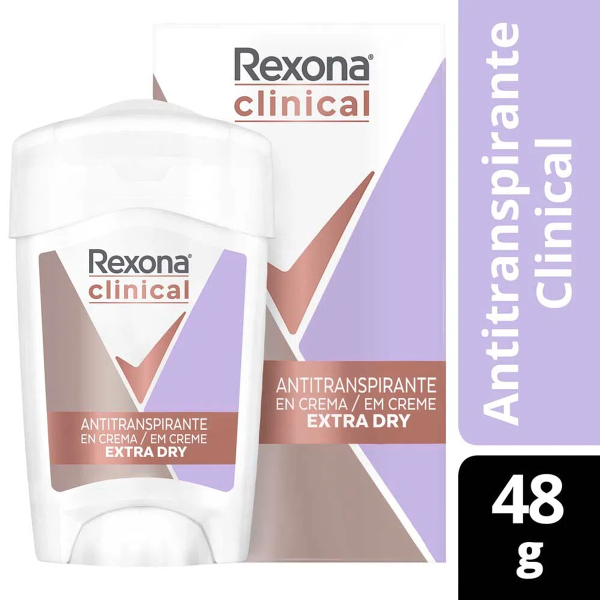 DESODORANTE Y ANTITRANSPIRANTE REXONA CLINICAL BARRA WOMEN