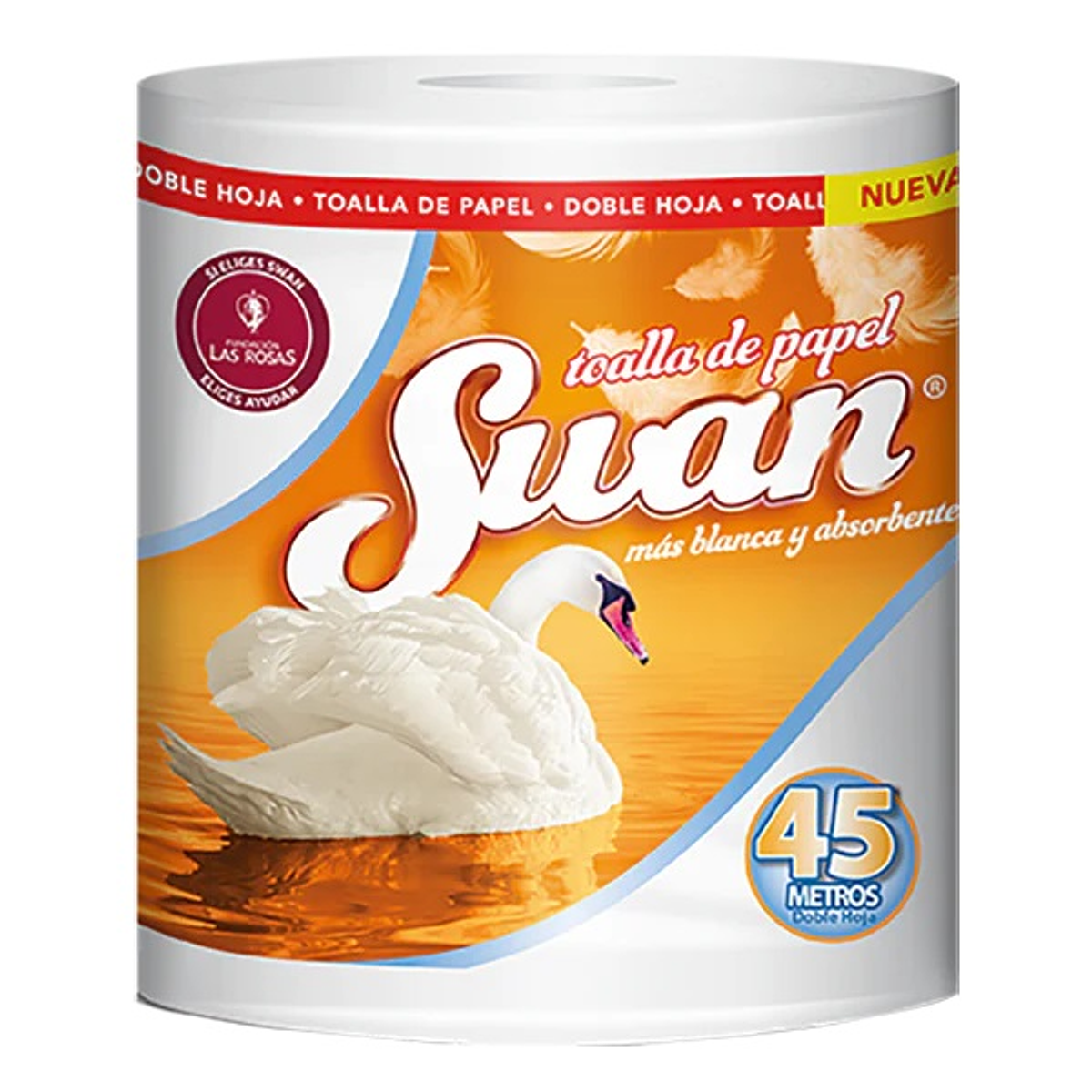 TOALLA DE PAPEL SWAN ROLLO DE 45 MT