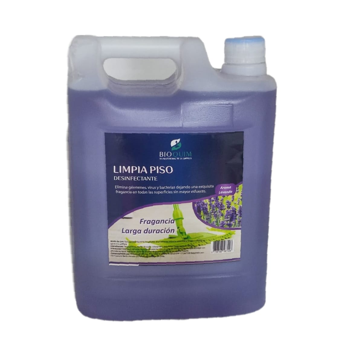 LIMPIADOR DE PISOS CON DESINFECTANTE AROMA LAVANDA 5 LITR...