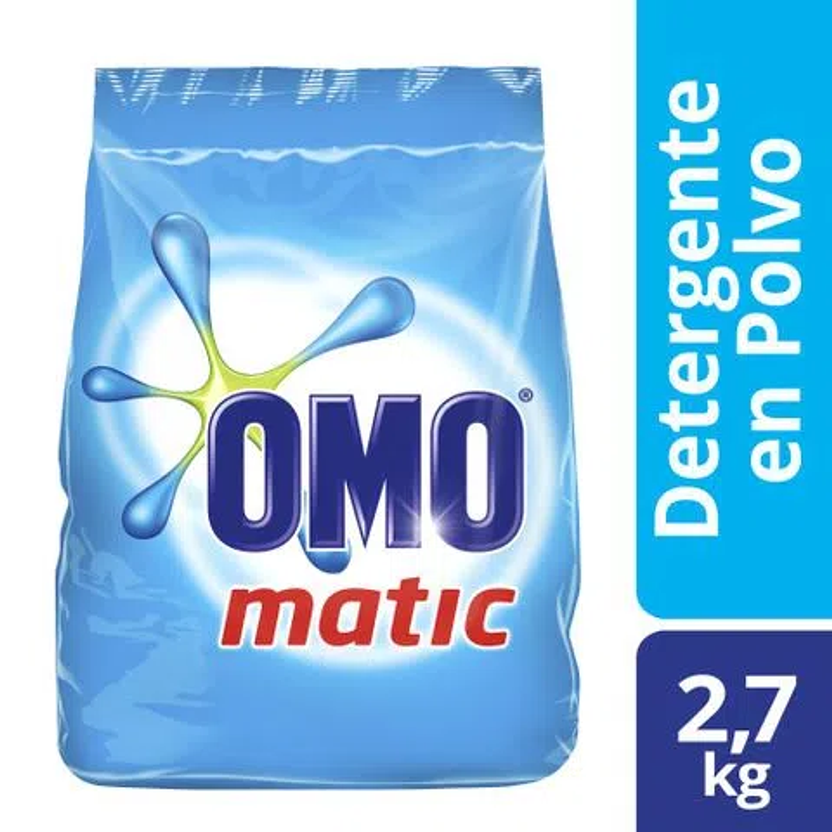 DETERGENTE EN POLVO OMO MATIC BOLSA 2.7 KG