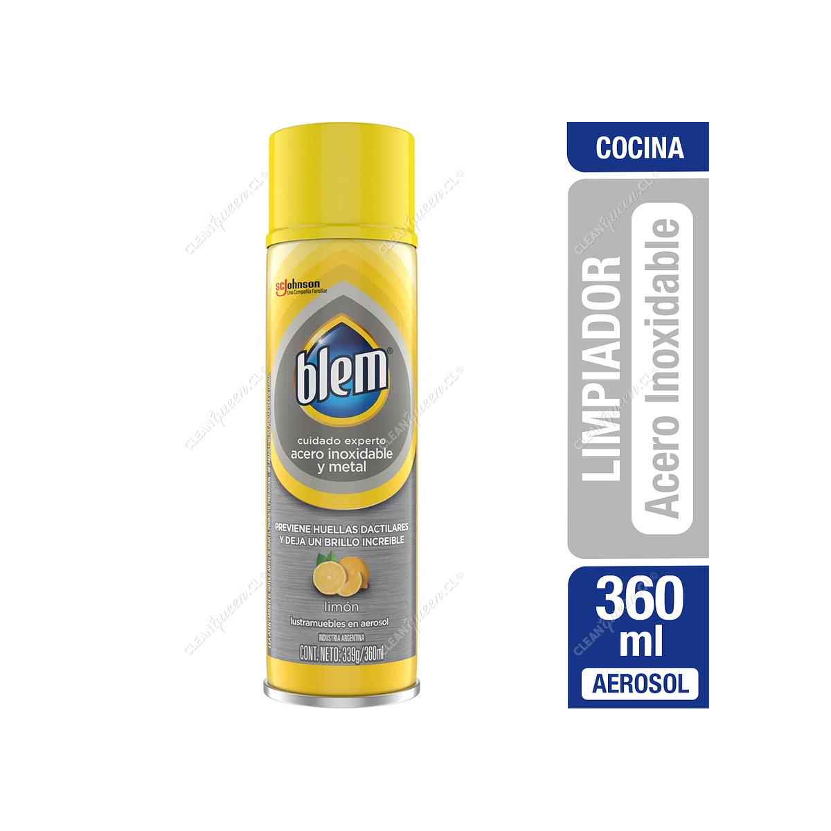 BLEM LUSTRA ACERO INOXIDABLE Y METAL 360 ML