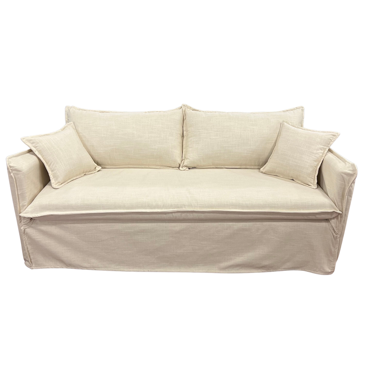 Sofá escandinavo modelo Capri, desenfundable