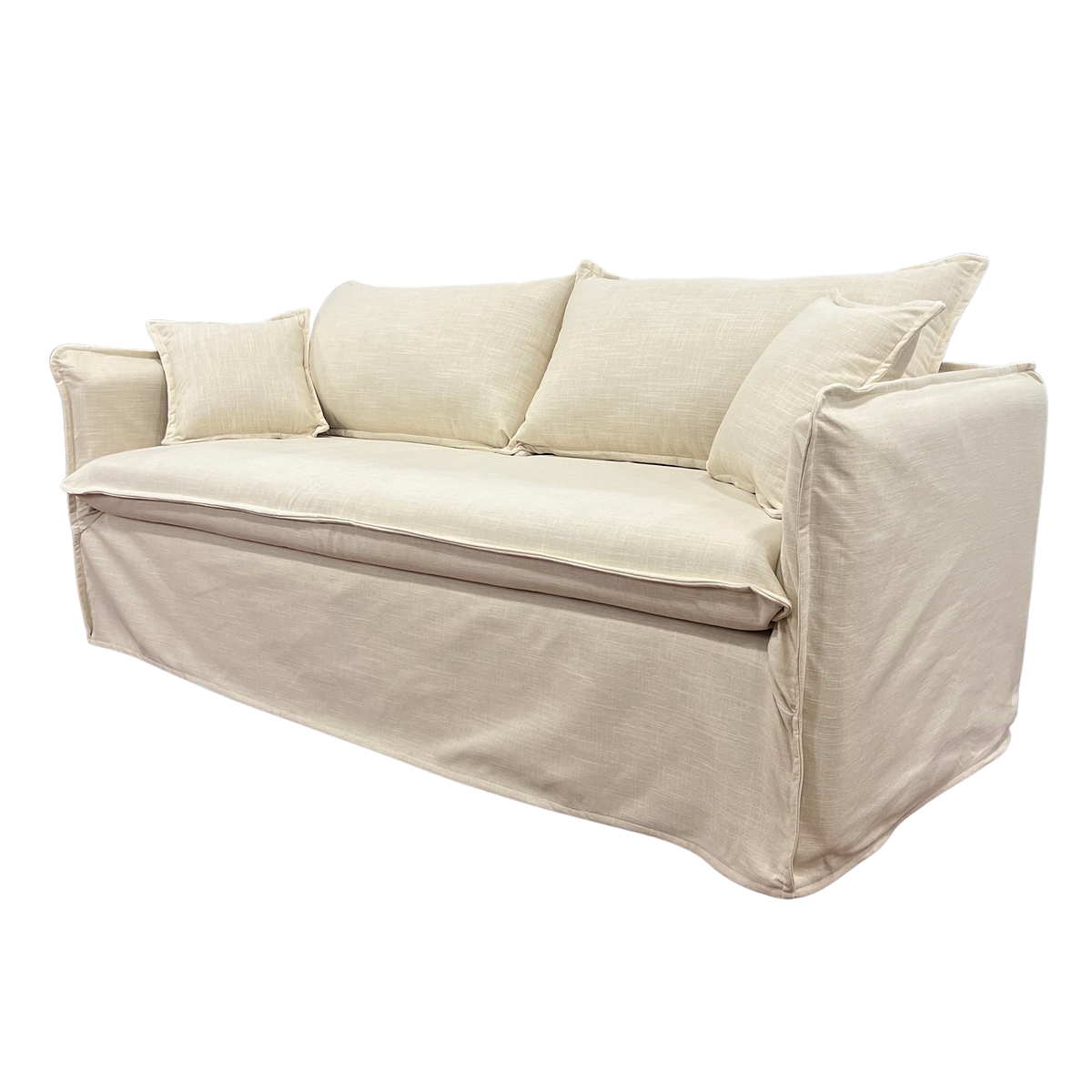 Sofá escandinavo modelo Capri, desenfundable