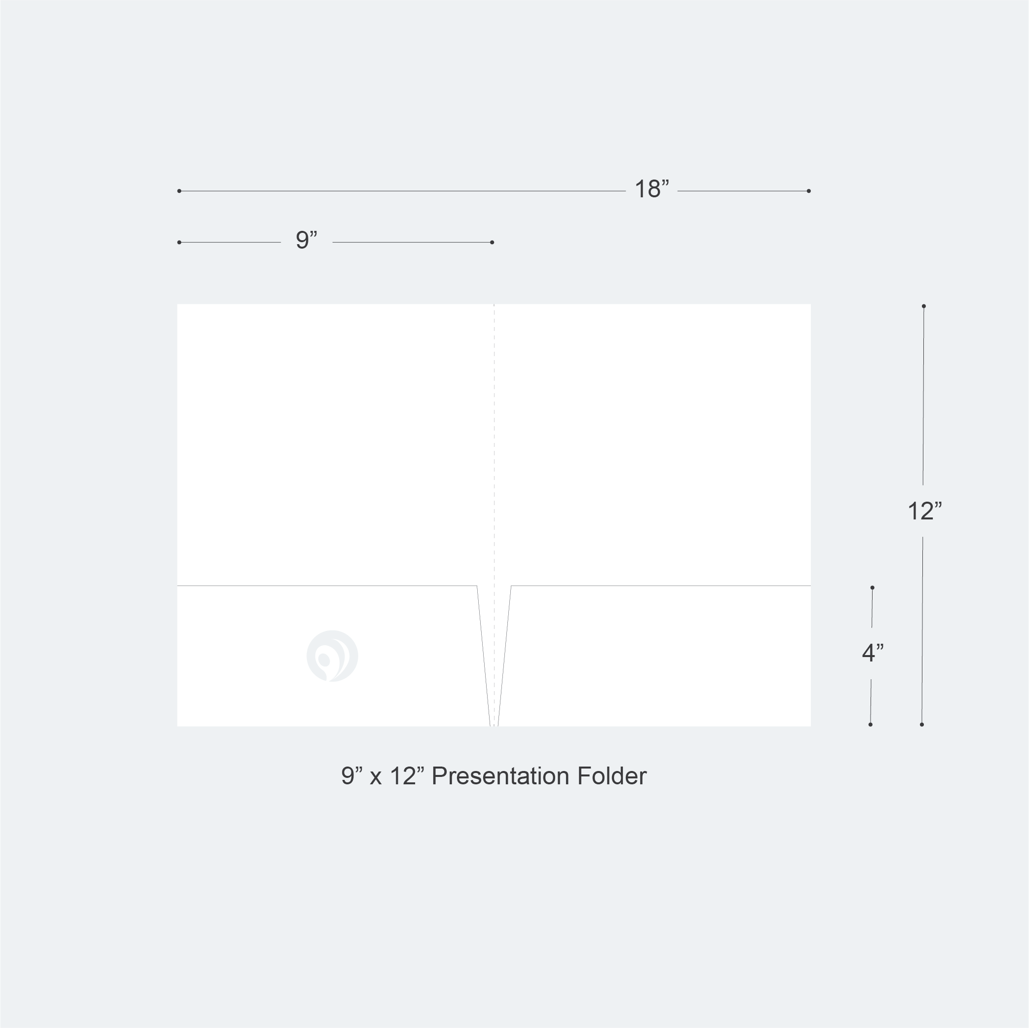 14pt AQ Presentation Folders (9 x 12)