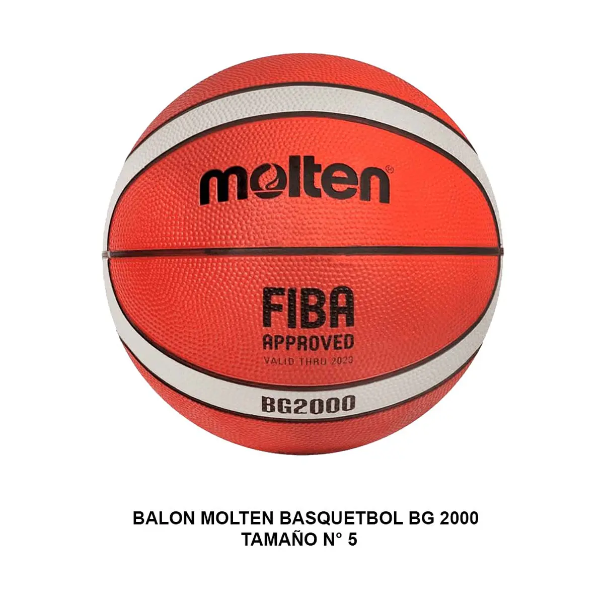Balón de Basquetbol Molten BG2000 N°5 PRODUCTO A PEDIDO