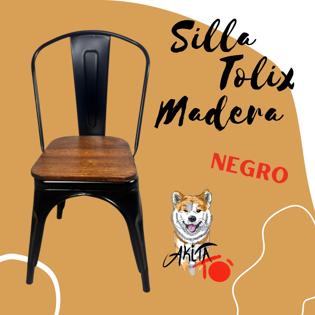 PACK Silla Tolix Madera