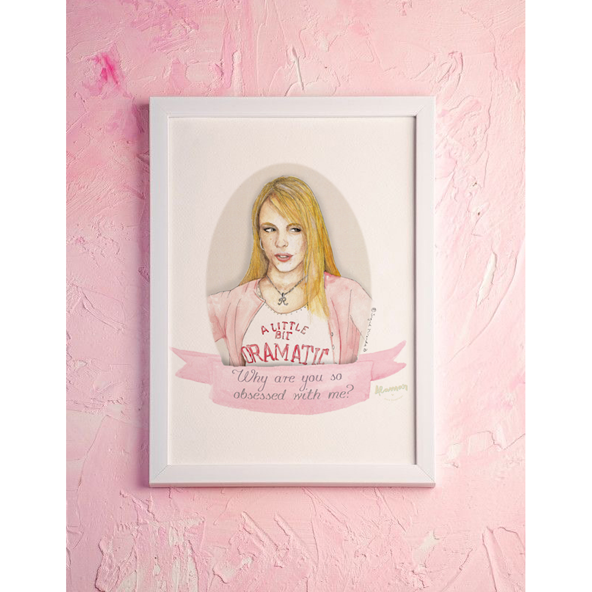 CUADRO REGINA GEORGE 20X25 CMS