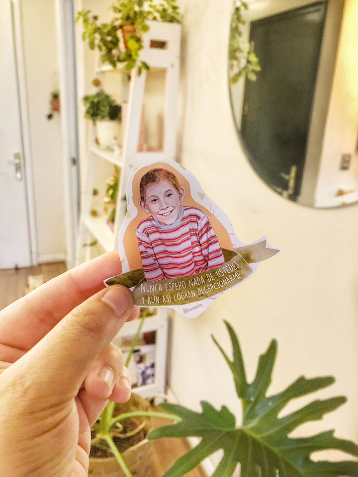 SET 8 STICKERS MALCOLM IN THE MIDDLE