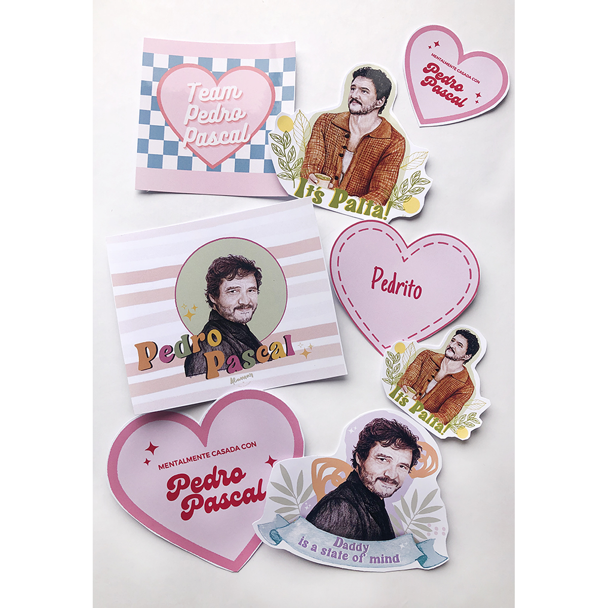 SET STICKERS PEDRO PASCAL