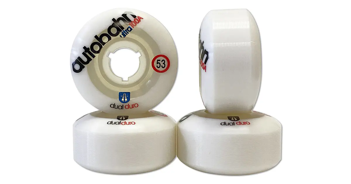 Dual Duro Ultra 53mm 101A White Clear
