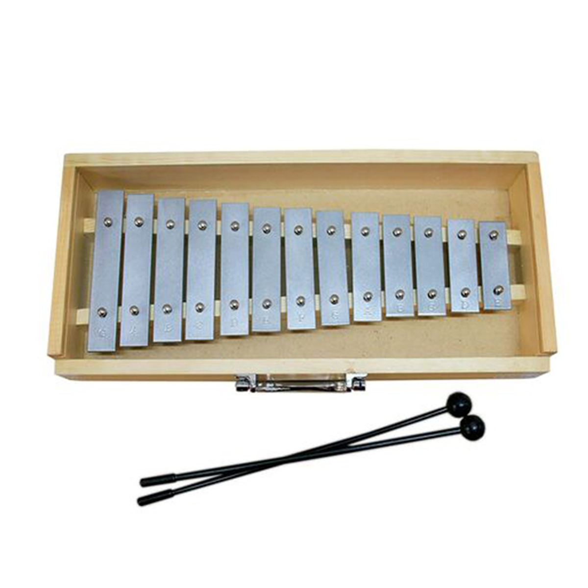 Metalófono 13 Notas Plateado