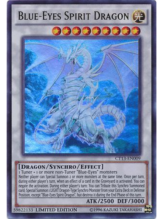 Blue-Eyes Spirit Dragon - CT13-EN009 - Ultra Rare Limited...