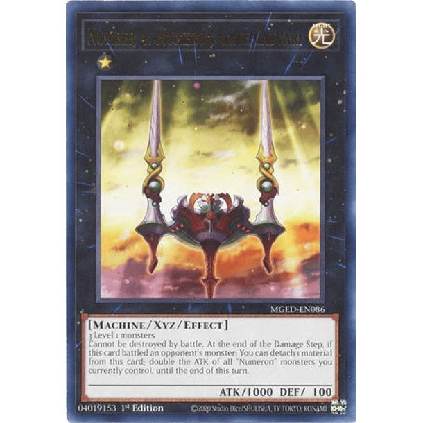 Number 4: Numeron Gate Catvari - MGED-EN086 - Rare