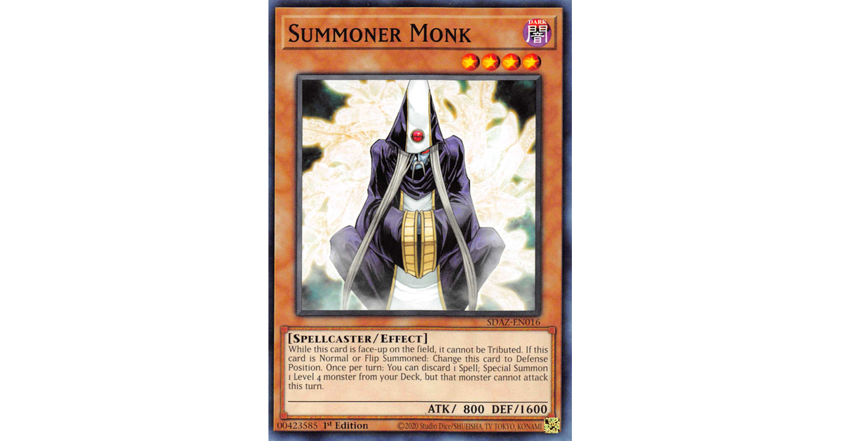 Summoner Monk - SDAZ-EN016 - Common