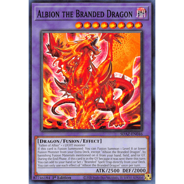 Albion the Branded Dragon - SDAZ-EN046 - Common