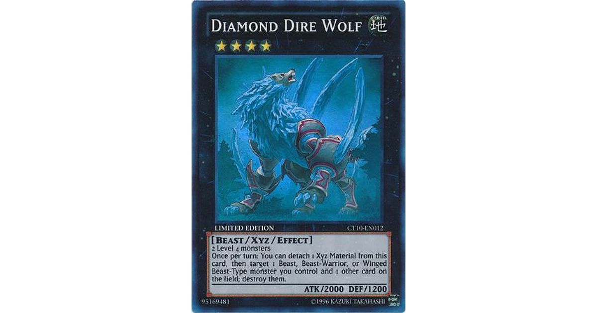 Diamond Dire Wolf - CT10-EN012 - Super Rare