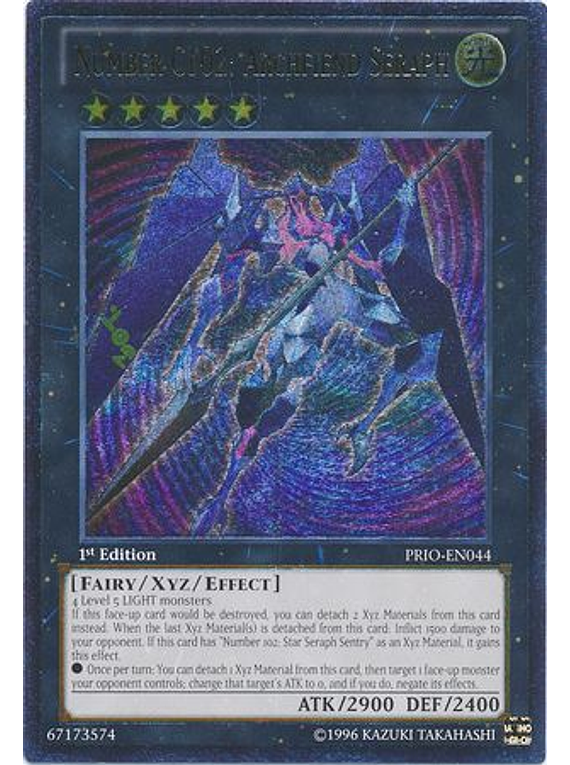 Ultimate Rare - Number C102: Archfiend Seraph - PRIO-EN044