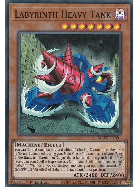 Labyrinth Heavy Tank - MAZE-EN001 - Super Rare