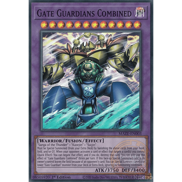 Gate Guardians Combined - MAZE-EN003 - Super Rare