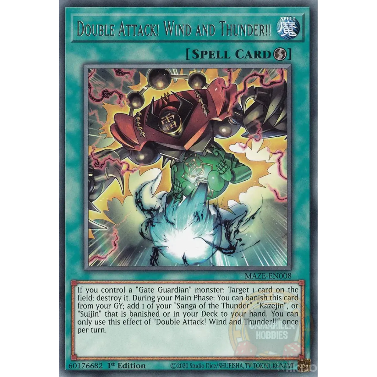 Double Attack! Wind and Thunder!! - MAZE-EN008 - Rare