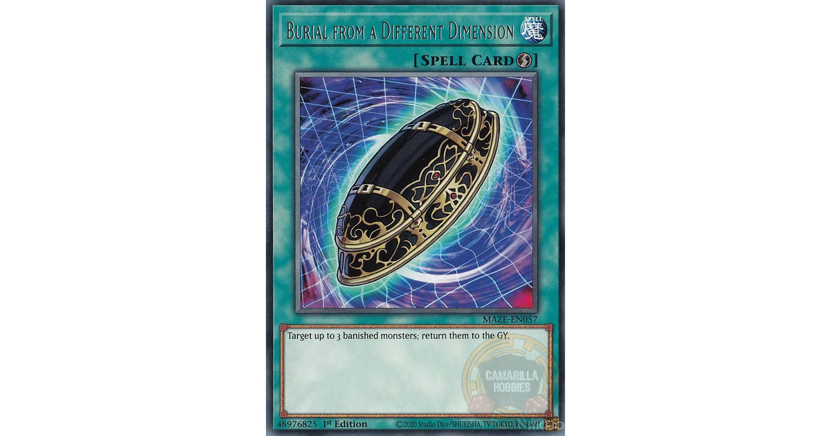 Burial from a Different Dimension - MAZE-EN057 - Rare