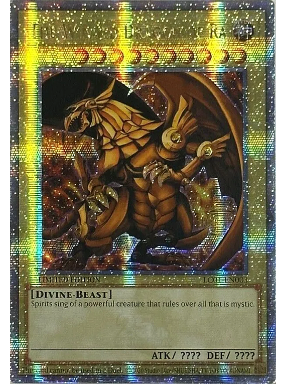 The Winged Dragon of Ra (Quarter Century Secret Rare) - Lege