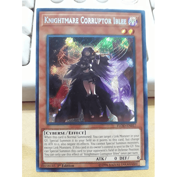 Knightmare Corruptor Iblee - FLOD-EN017 - Secret Rare