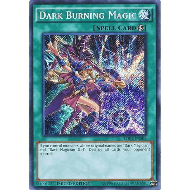 Dark Burning Magic - LDK2-ENS05 - Secret Rare Limited Edi...