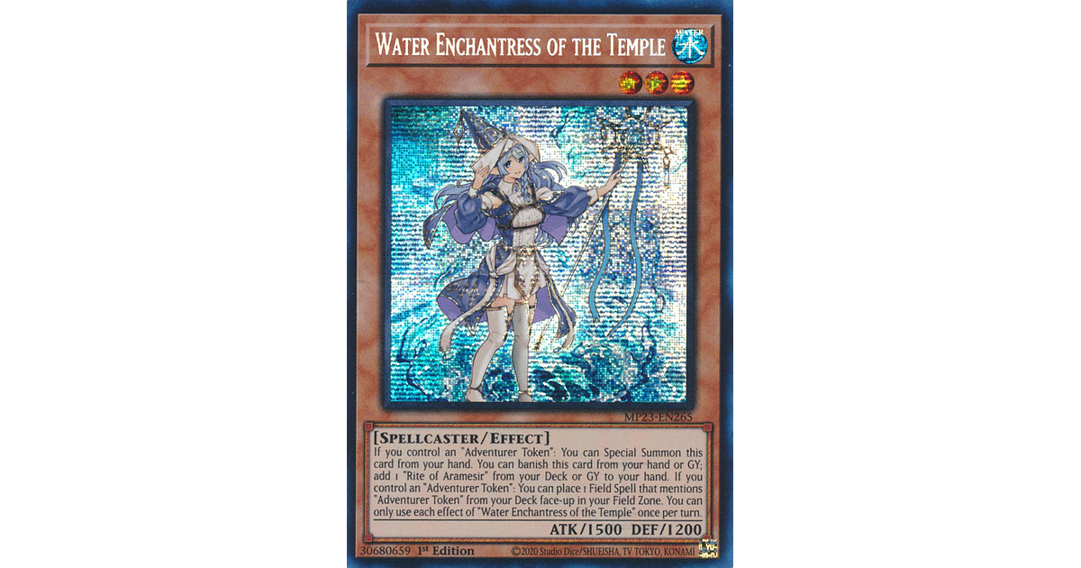 Water Enchantress of the Temple - MP23-EN265 - Prismatic Sec