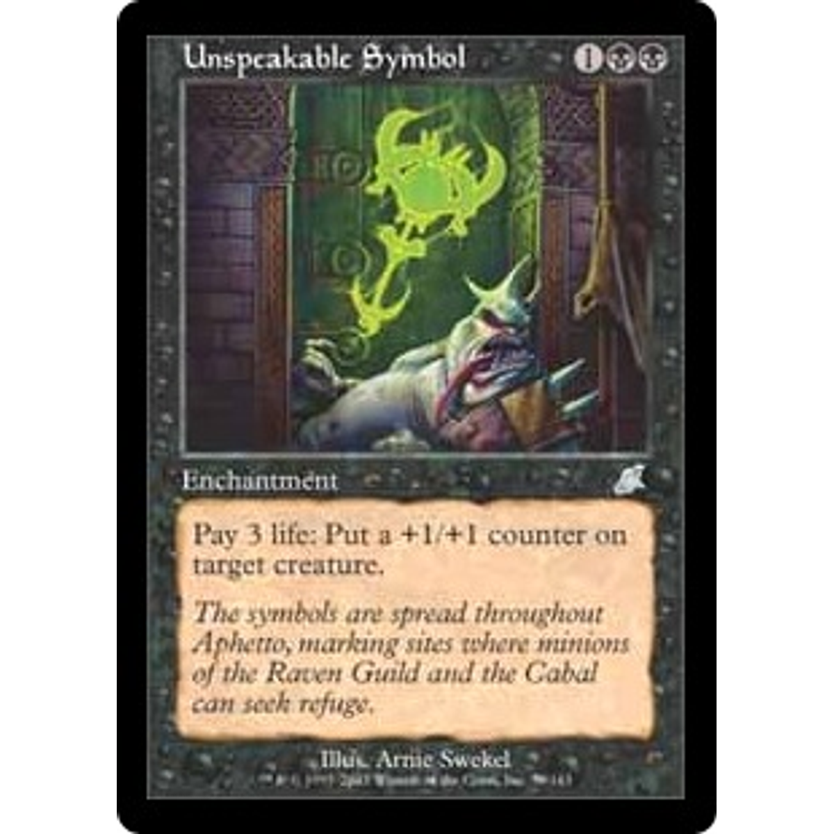 Unspeakable Symbol - SCG - U