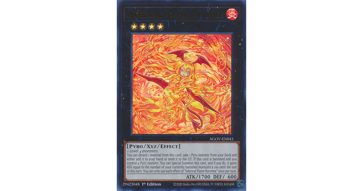 Infernal Flame Banshee - AGOV-EN043 - Ultra Rare