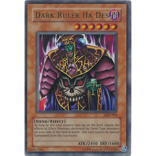 Dark Ruler Ha Des - LOD-001 - Ultra Rare