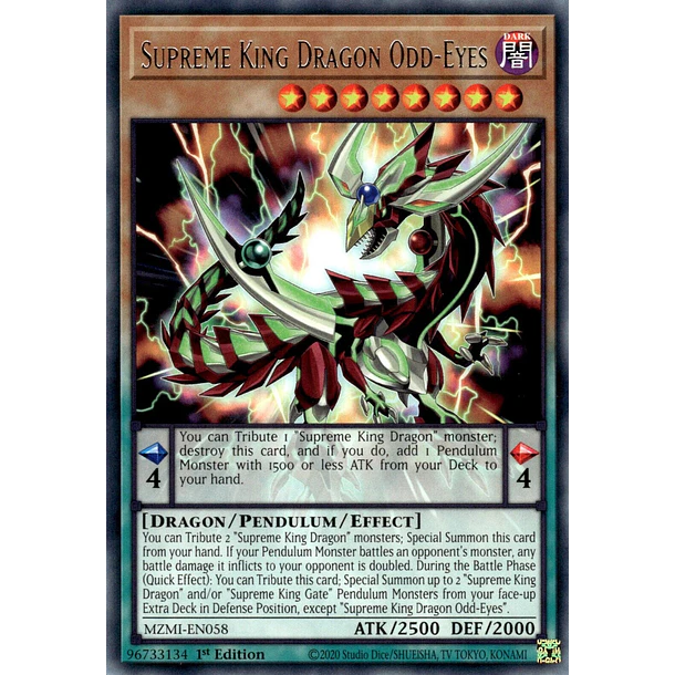 Supreme King Dragon Darkwurm - MZMI-EN057 - Rare