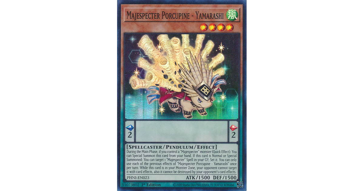 Majespecter Porcupine - Yamarashi - PHNI-EN023 - Super Rare