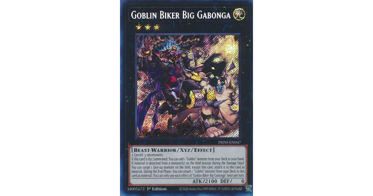 Goblin Biker Big Gabonga - PHNI-EN047 - Secret Rare