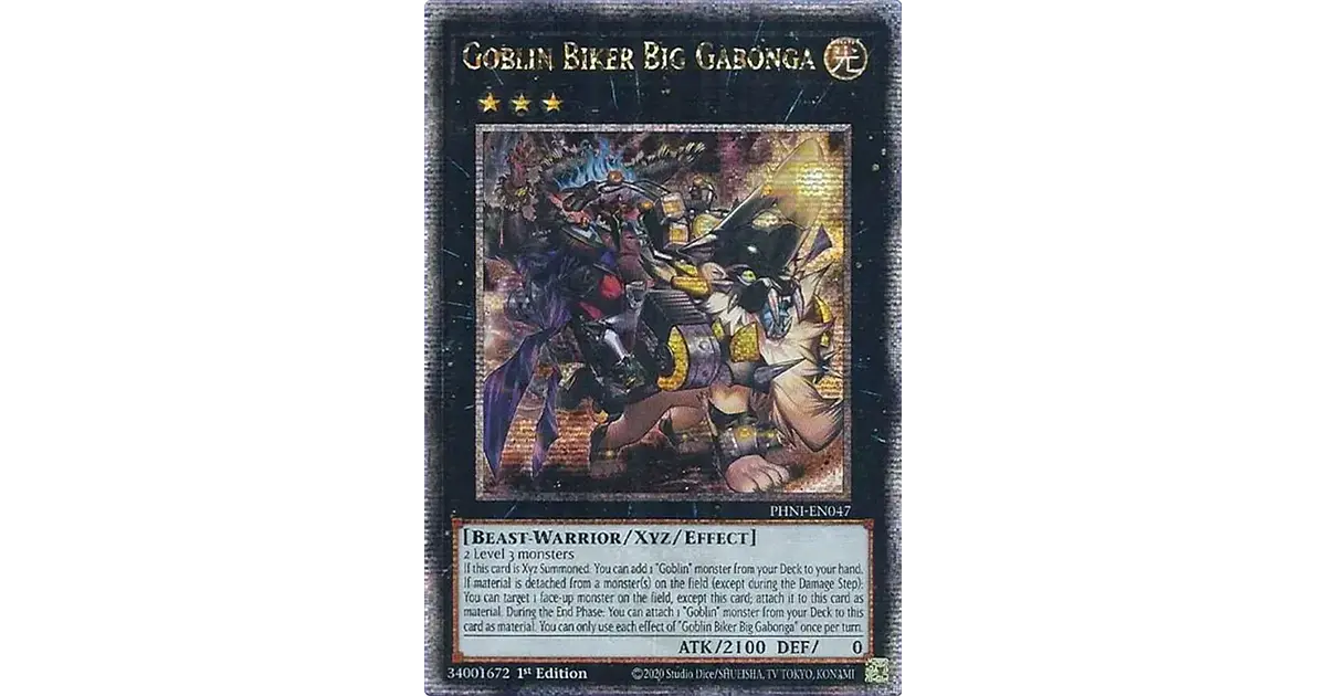 Goblin Biker Big Gabonga - PHNI-EN047 - Quarter Century Secr