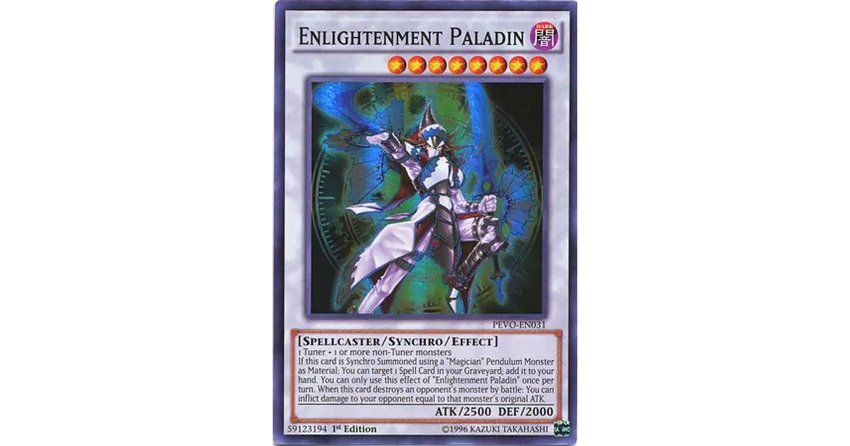 Enlightenment Paladin - PEVO-EN031 - Super Rare