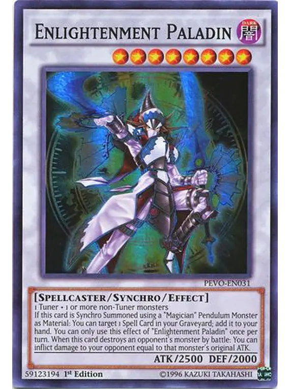 Enlightenment Paladin - PEVO-EN031 - Super Rare