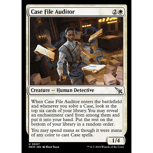 Case File Auditor - MKM - U (Dark Aura variant)