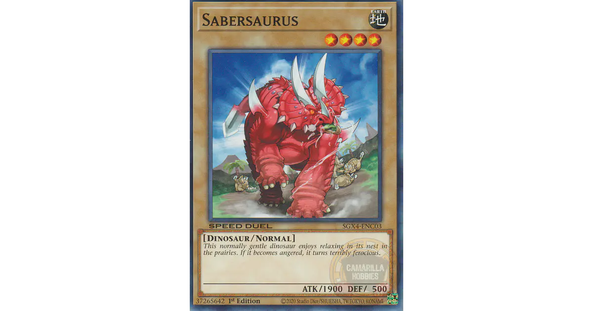 Sabersaurus - SGX4-ENC03 - Common