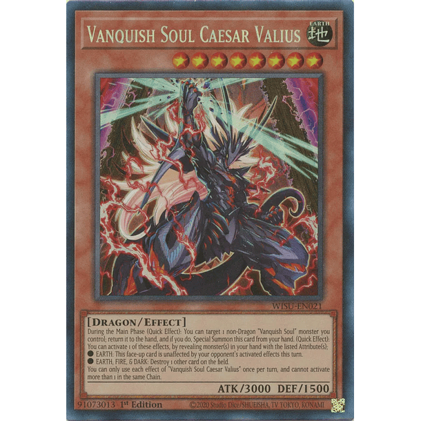 Vanquish Soul Caesar Valius - WISU-EN021 - Ultra Rare
