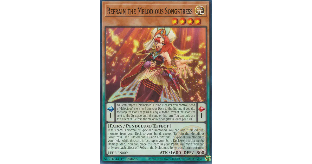 Refrain the Melodious Songstress - LEDE-EN009 - Common