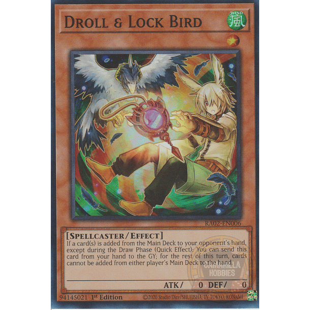 Droll & Lock Bird (alternate art) - RA02-EN006