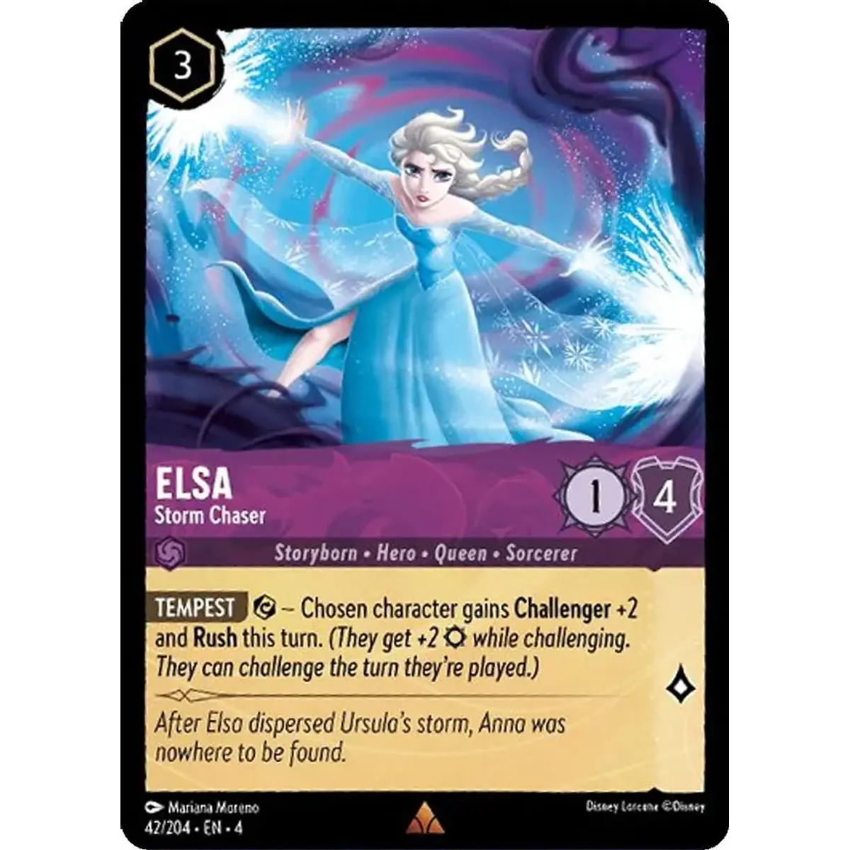 Elsa - Storm Chaser - 42/204 - Rare