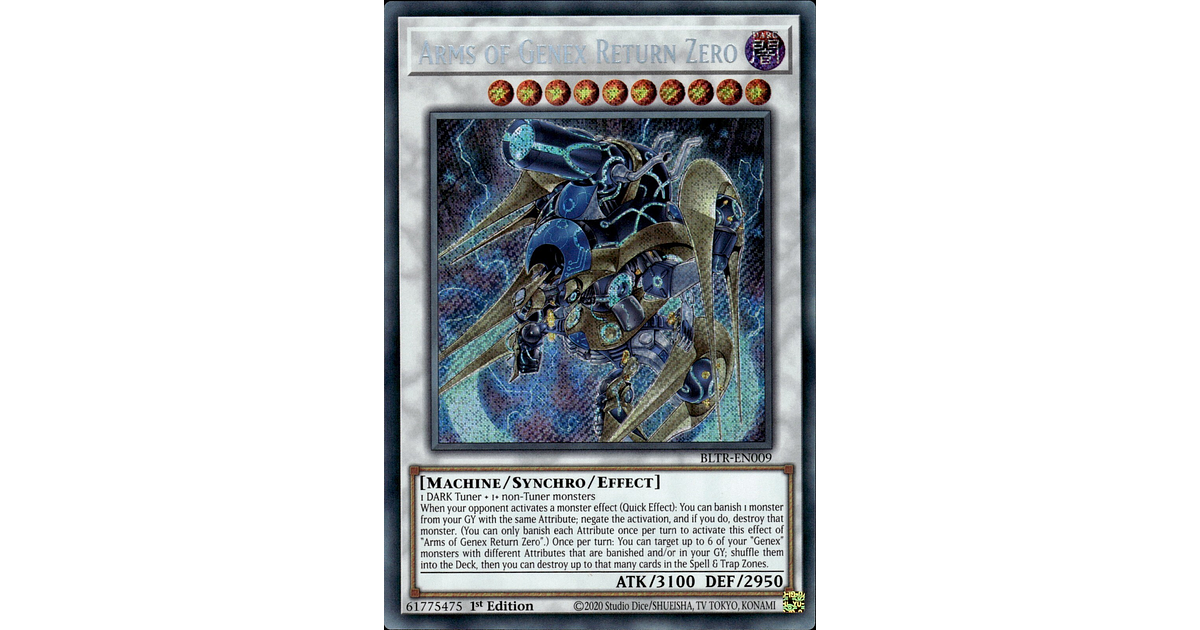 Arms of Genex Return Zero - BLTR-EN009 - Secret Rare