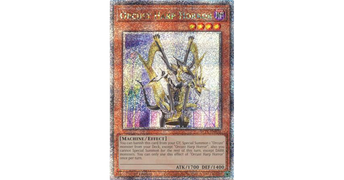 Orcust Harp Horror - BLTR-EN071 - Quarter Century Secret Rar