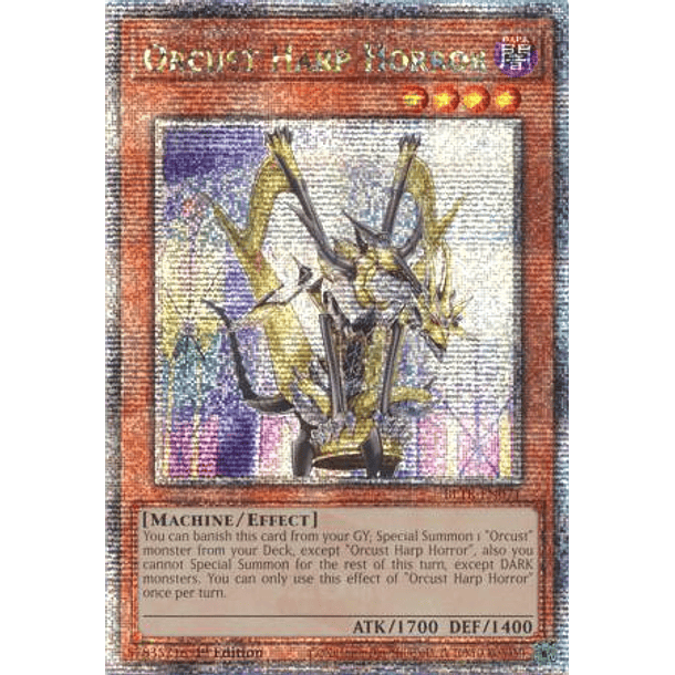 Orcust Harp Horror - BLTR-EN071 - Quarter Century Secret Rar