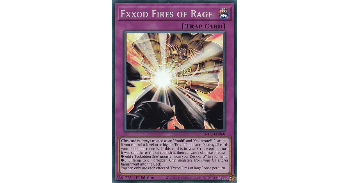 Exxod Fires of Rage - INFO-EN068 - Super Rare
