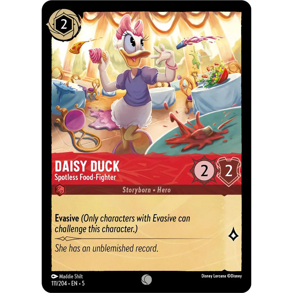 Daisy Duck - Spotless Food-Fighter - 111/204 - Common