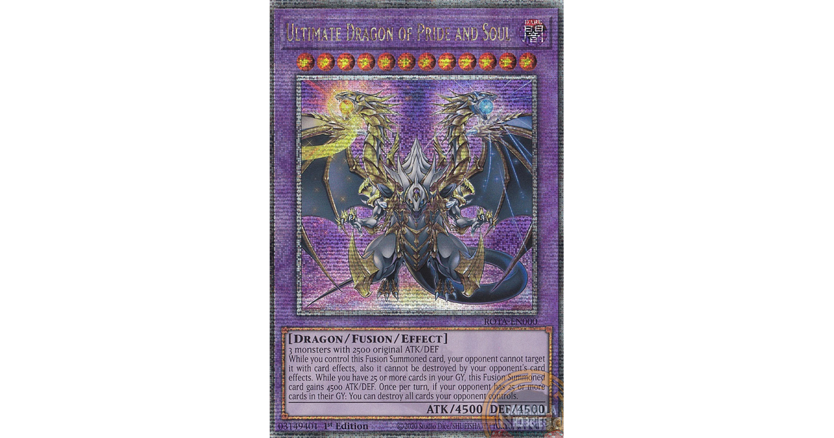 Ultimate Dragon of Pride and Soul - ROTA-EN000 - Quarter Cen